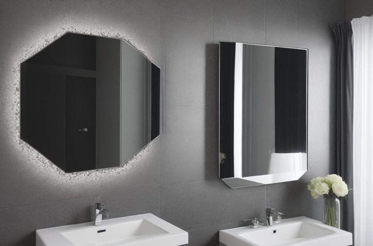 19 Dramatic Darkness: How Black Wall Mirrors Add Depth to Any Space ...