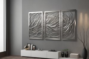 Silver Metal Wall Art: 20 Innovative Styles for Modern Interiors – Mous ...